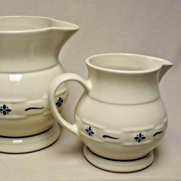 Longaberger Pottery | Dining | Longaberger Pottery Set Of 2 Milk Juice ...